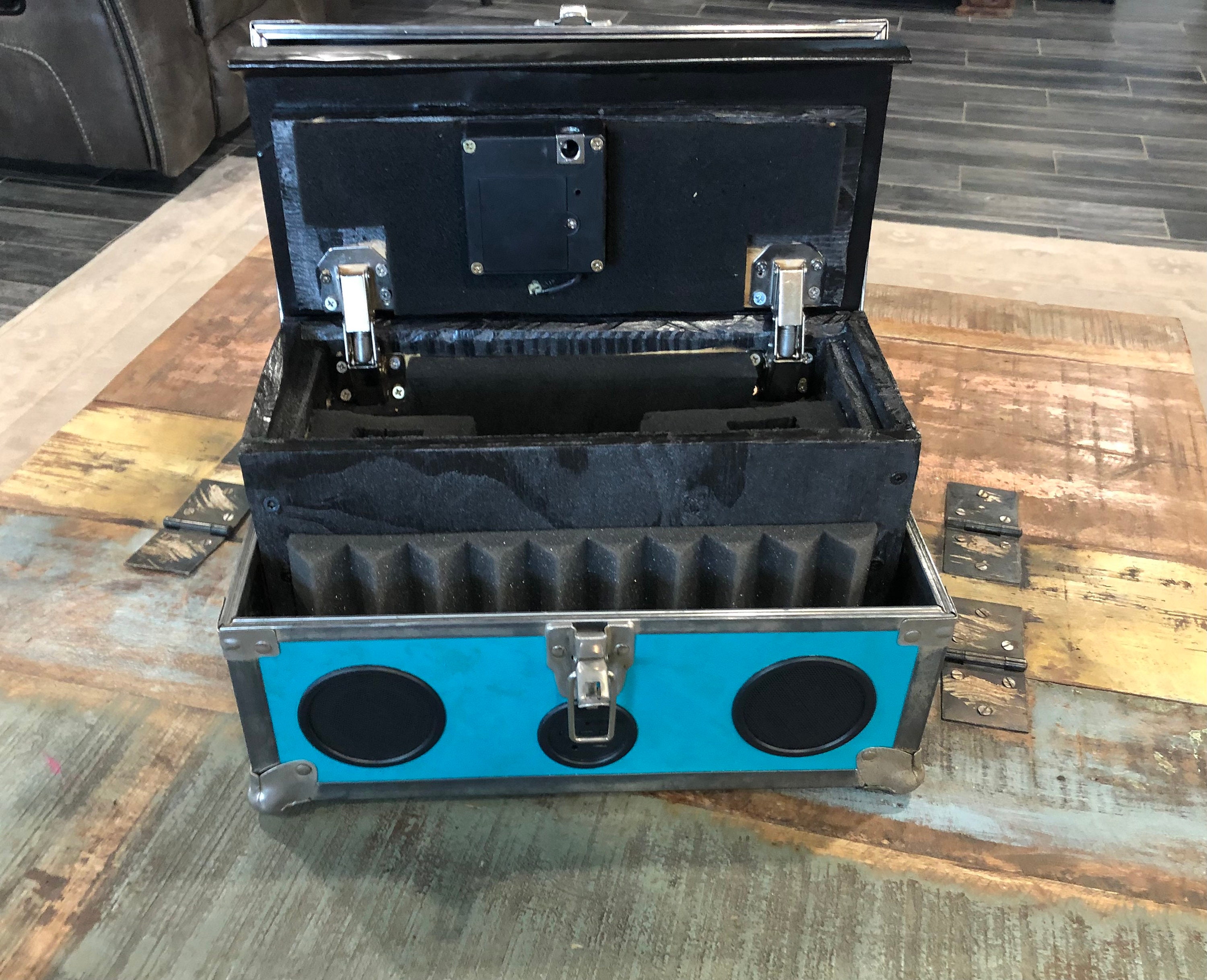 Mini Trunk Boom Box and Gun Safe Mini Foot Locker Speaker - Etsy