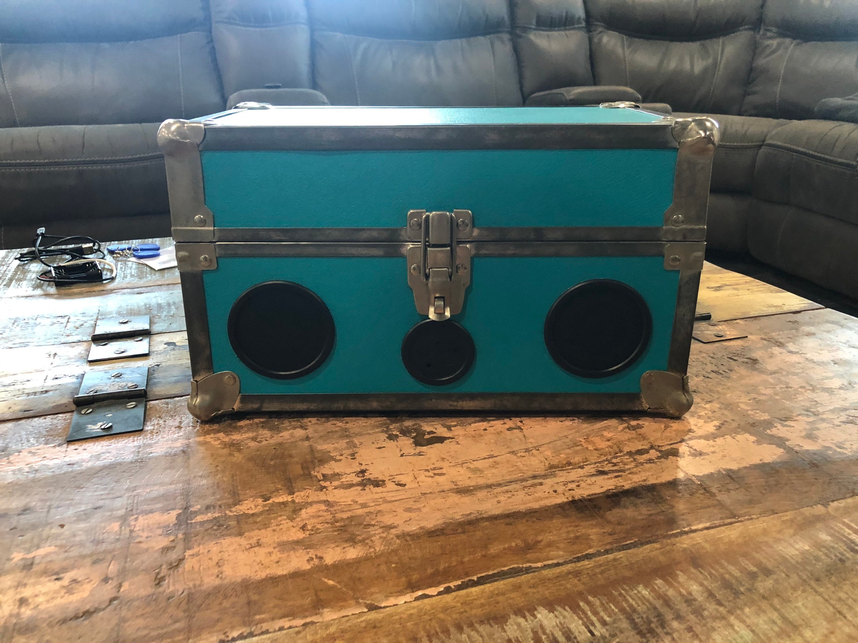 Mini Trunk Boom Box and Gun Safe Mini Foot Locker Speaker - Etsy