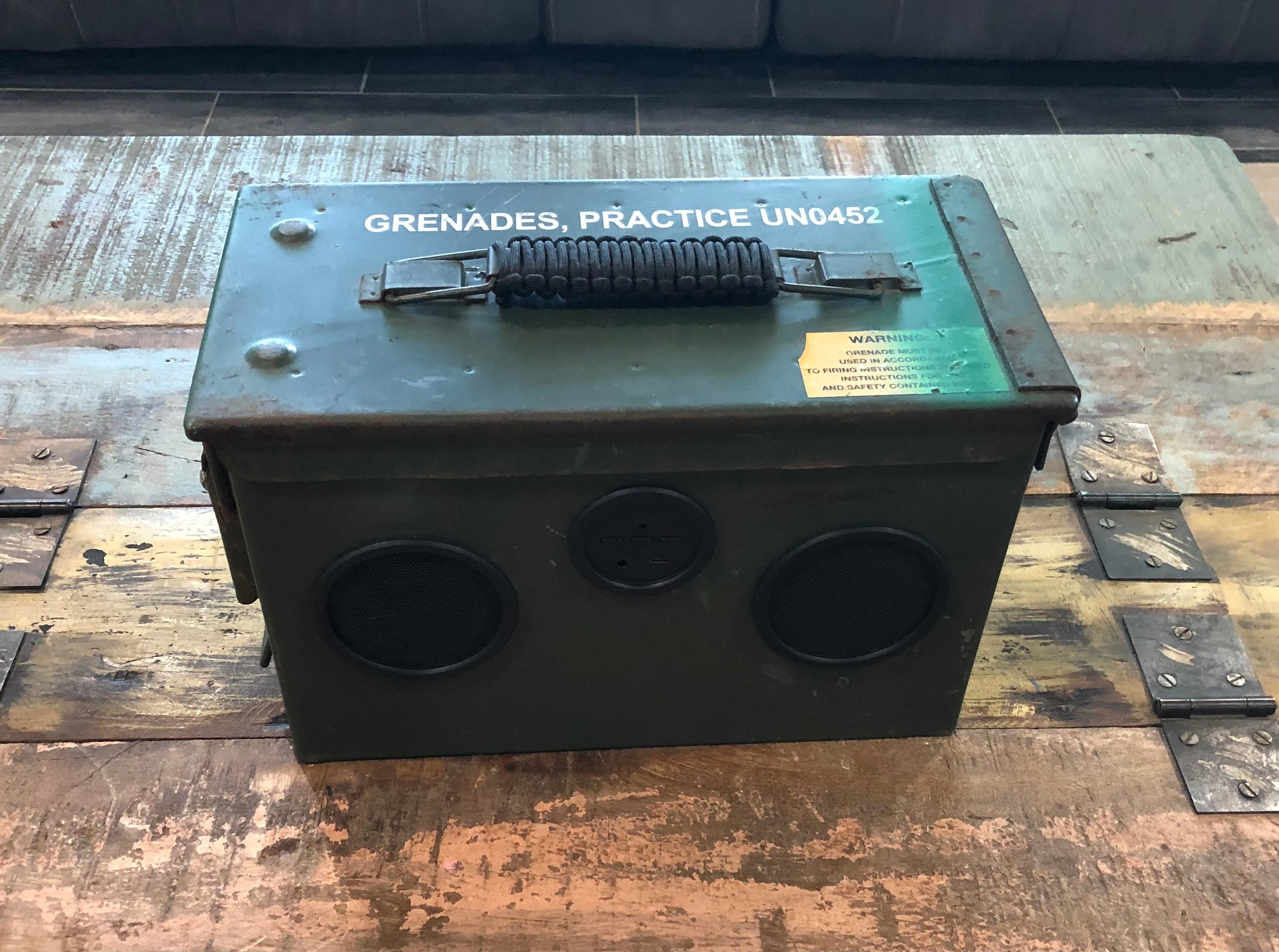 Ammo Box Speaker-with Gun Safe-boom Box-upcycled Speaker Box - Etsy
