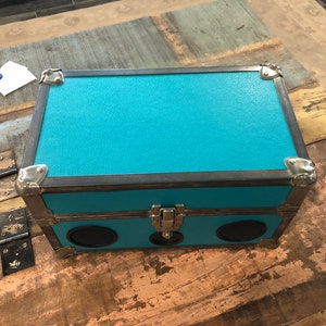 Mini Trunk- Boom Box and Gun Safe- Mini Foot Locker Speaker Box ...