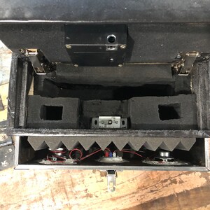 Mini Trunk- Boom Box and Gun Safe- Mini Foot Locker Speaker Box ...