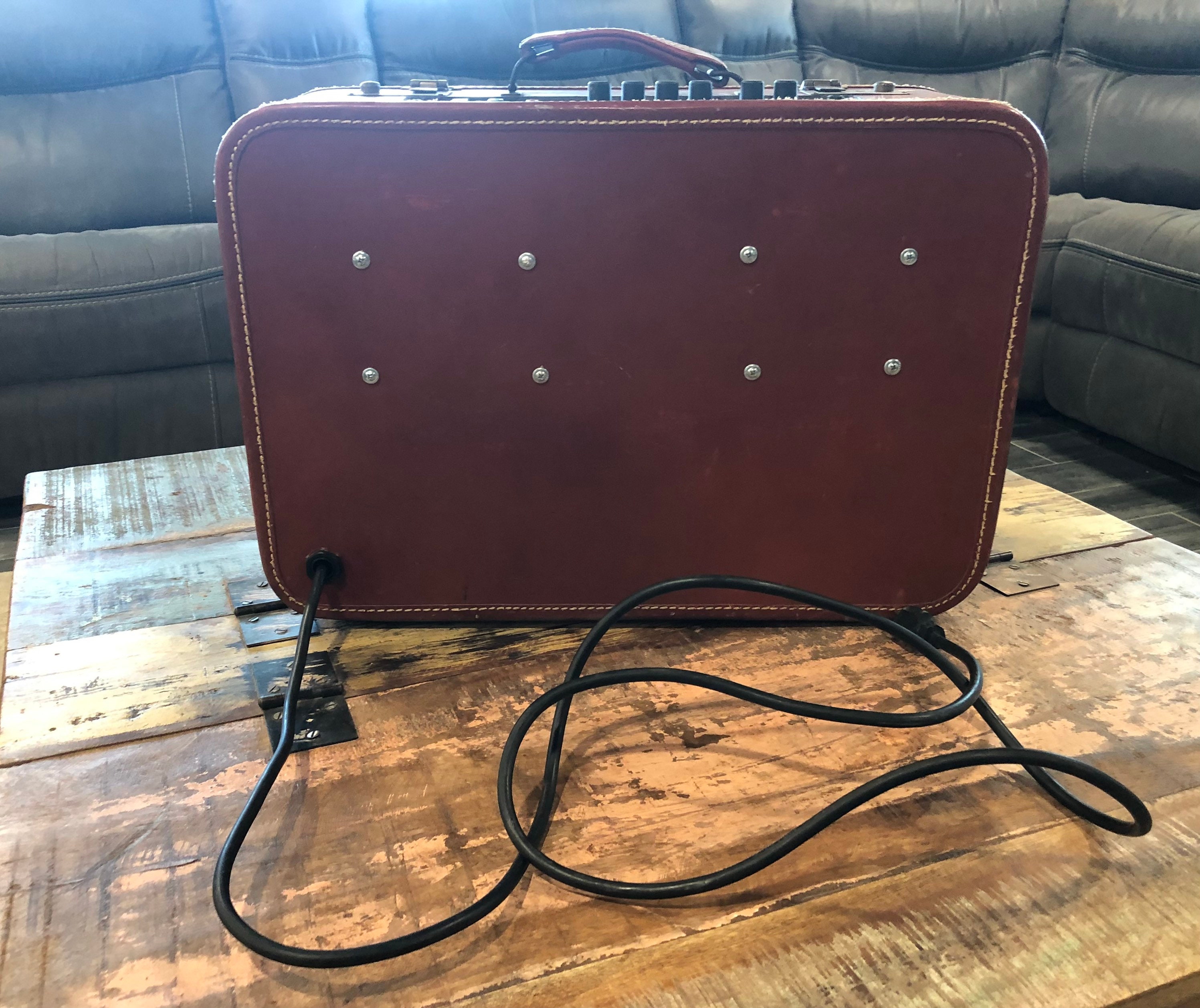 Suitcase Guitar Speaker Boom Box Vintage Suitcase Speaker - Etsy