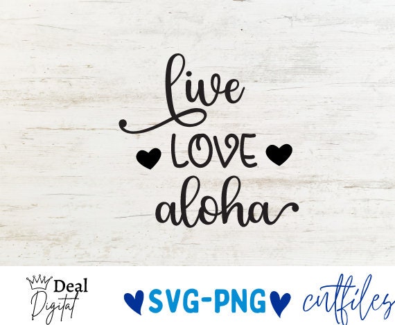 Live Love Aloha SVG Summer SVG Beach SVG Beach Life Svg - Etsy