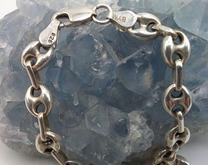 Sterling Silver Gucci Link Chain Necklace - Etsy