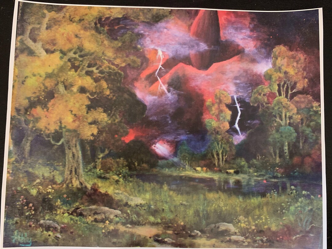 Stranger Things Mind Flayer Art Thrift Store Painting Print Only 11x14 ...