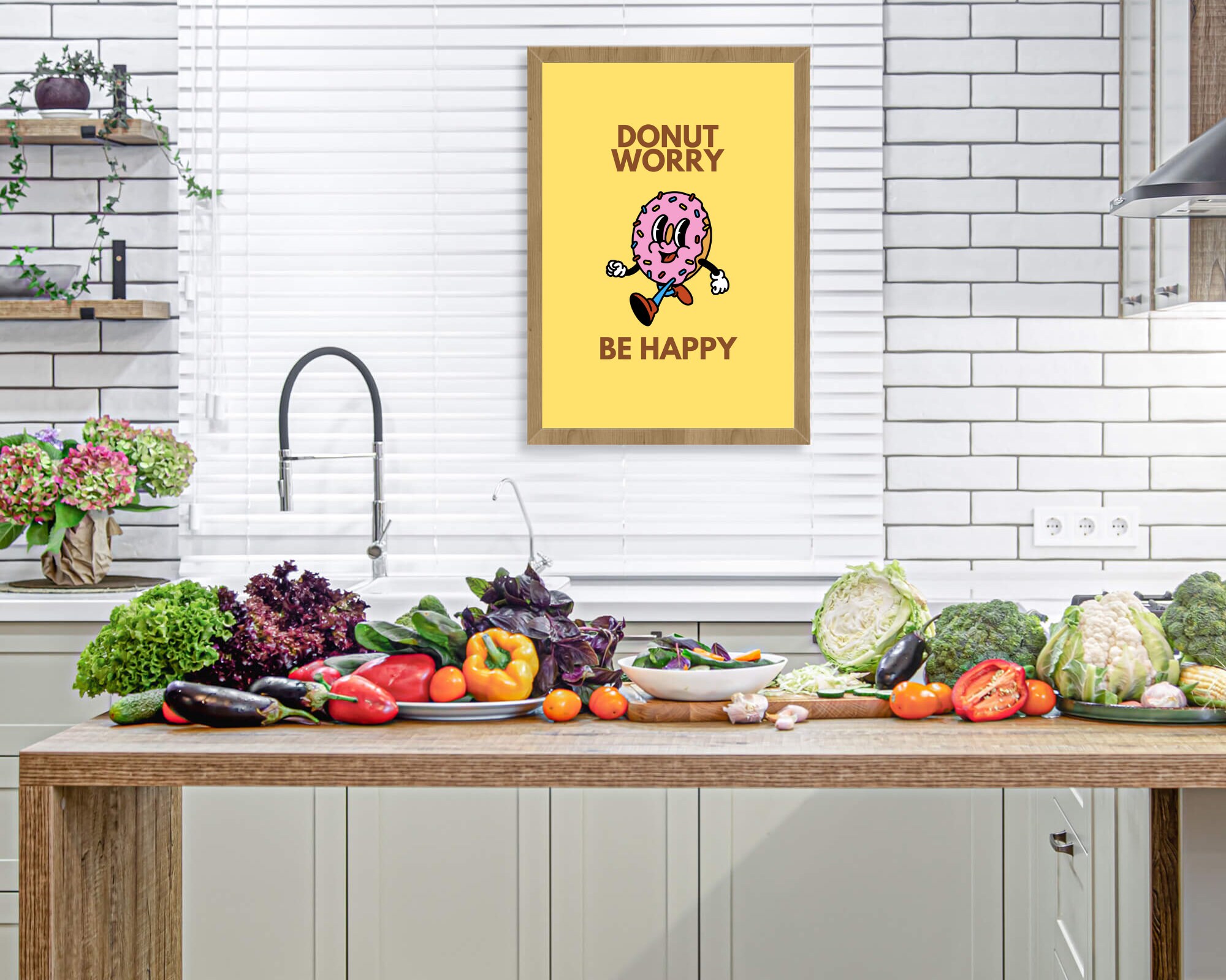 Junk Food Love, Digital Print, PDF Printable Wall Art, Food Lovers ...