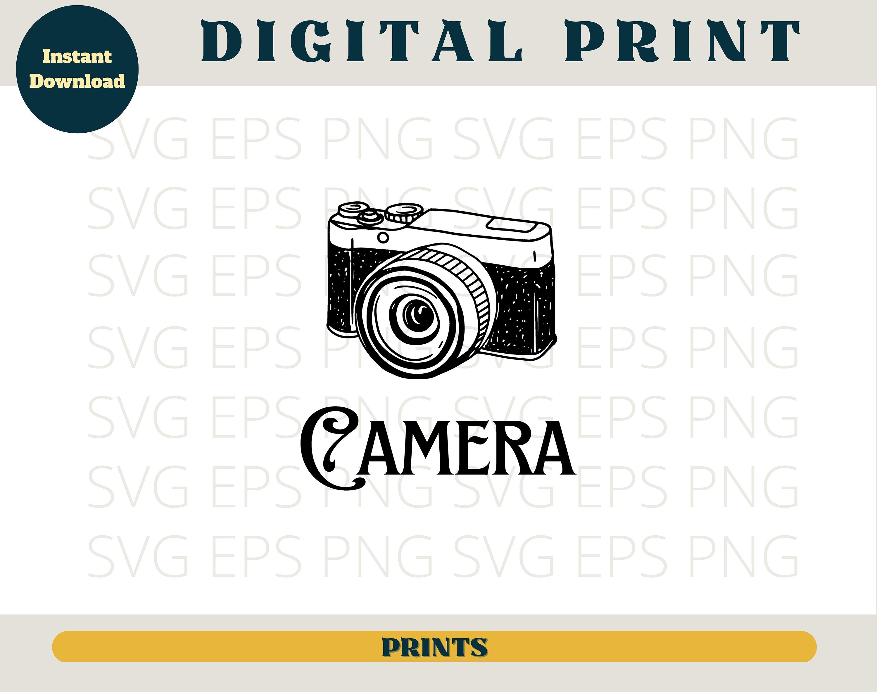 Film Camera Bundle | Vintage Camera Print | Svg Eps Png AI | Film ...