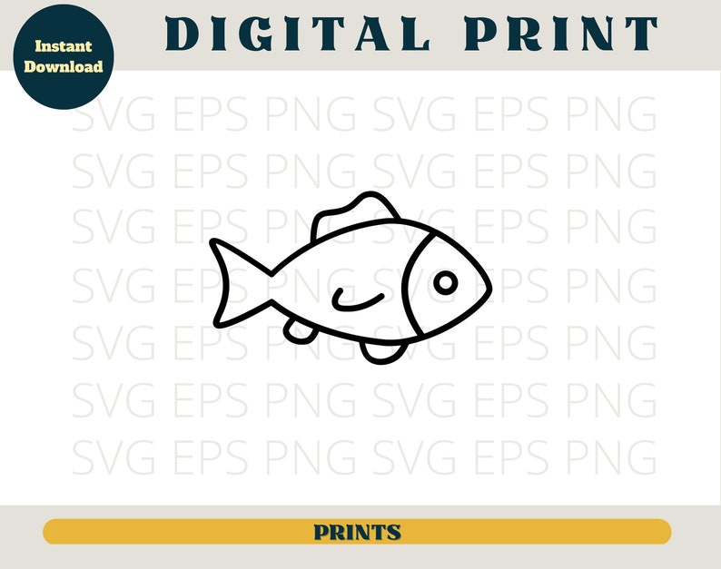 Fish Bundle, Fish Svg, Fish Clipart, Fish Png, Fishing Svg, Cute Fish ...
