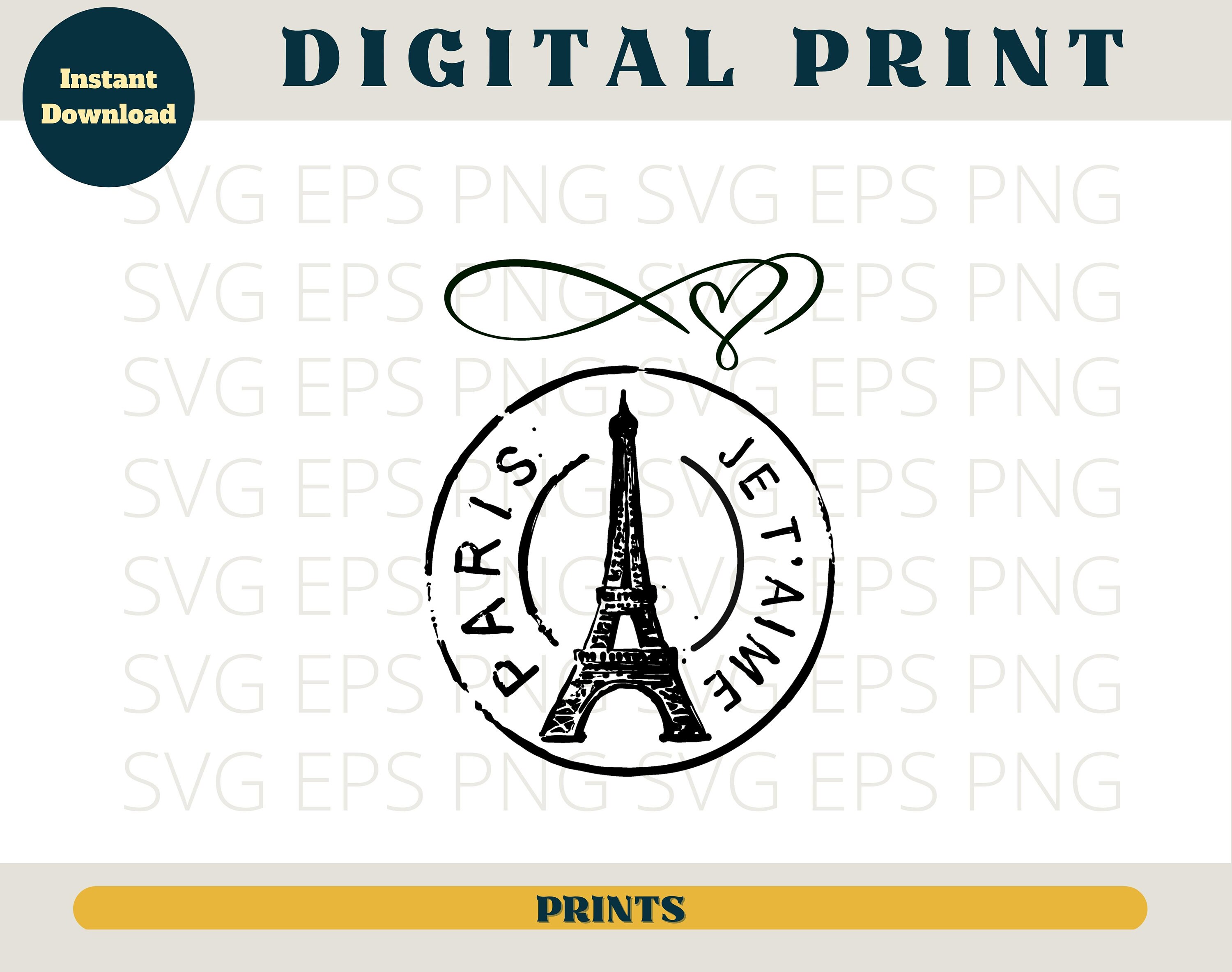 Romantic Paris France Bundle, Vintage Paris Bundle, Paris Lover, Eiffel ...