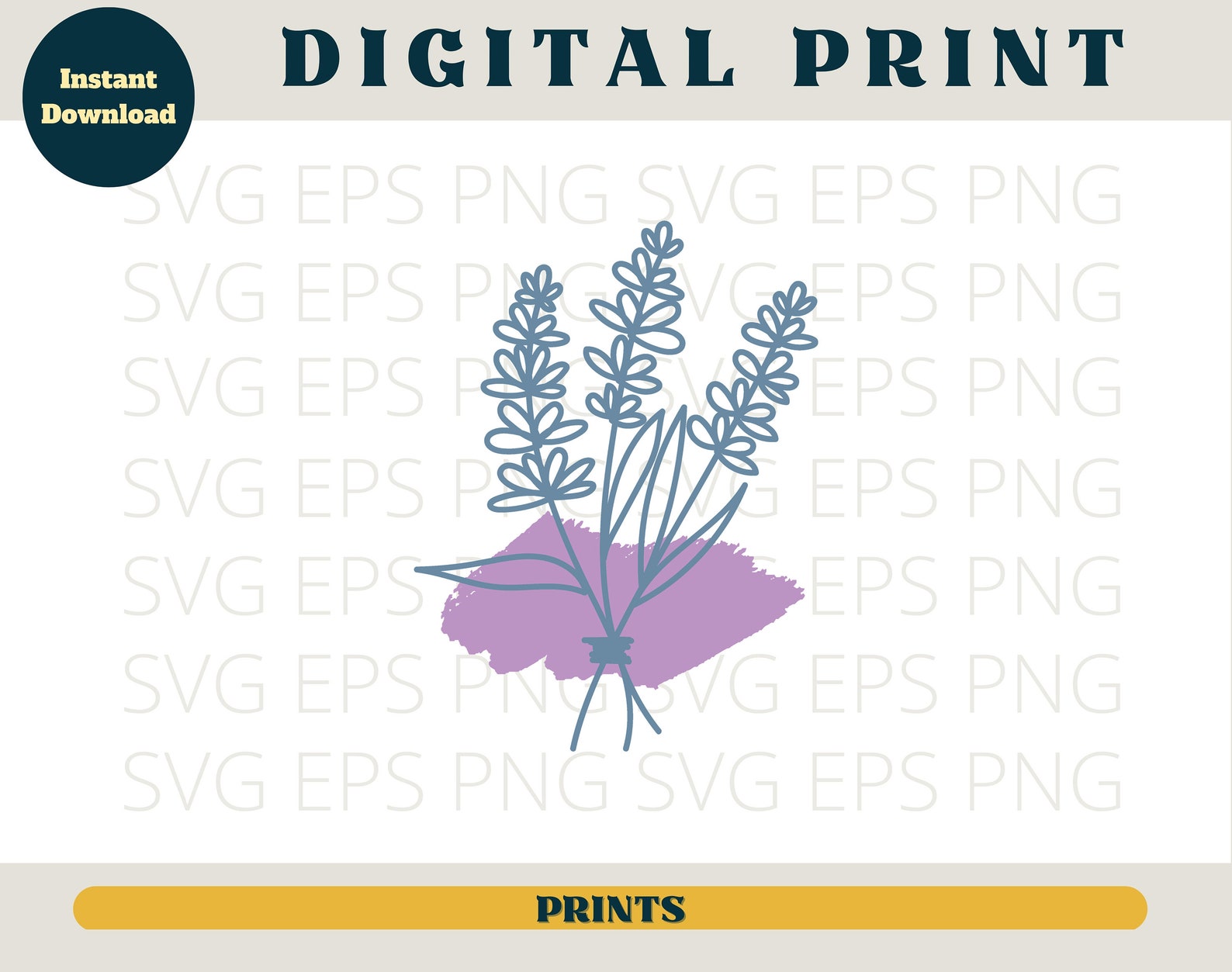 Lavender Lilac Bundle, Lavender Lilac Print, Svg Eps Png AI, Lavender ...