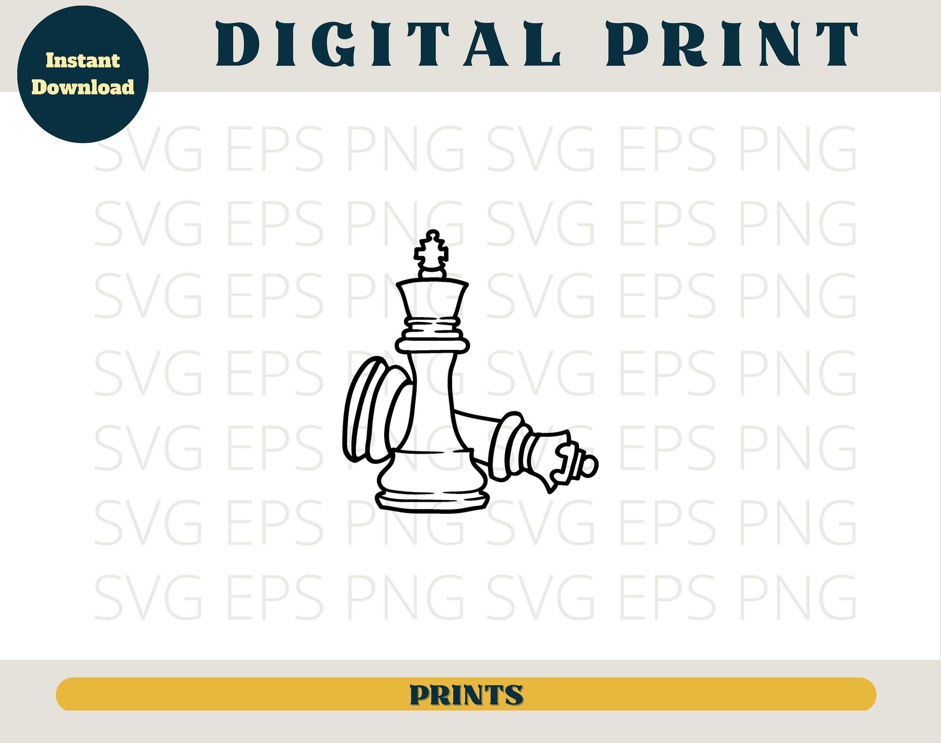 Chess Svg, Chess Clipart, Chess Board, Chess Pieces, Svg Png Eps Ai ...