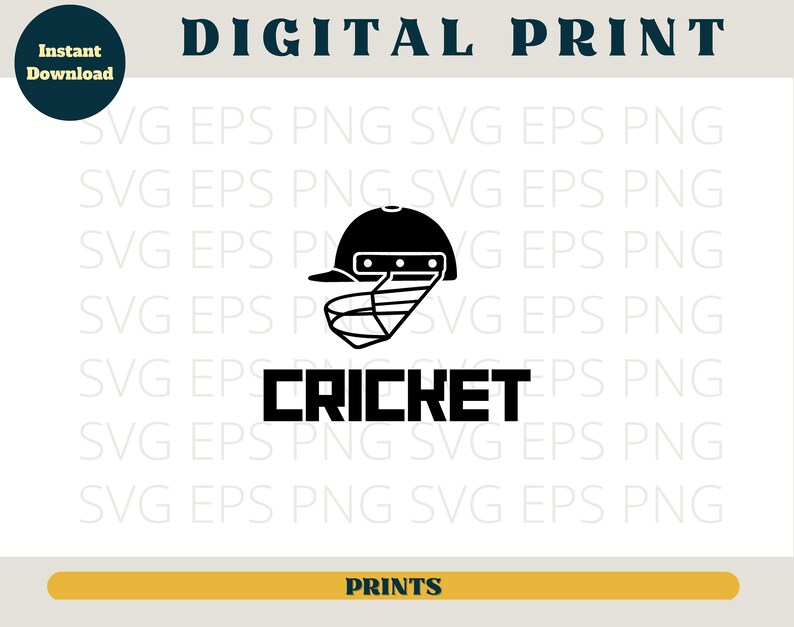 Cricket Svg, Cricket Sillhouette, Svg Eps Png AI, Cricket Clip Art ...