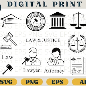 Law Svg, Lawyer Svg, Attorney Svg, Law Clipart, Lawyer Clipart ...