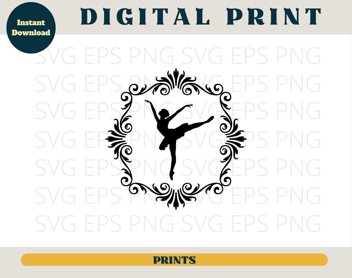 Ballet Dance Bundle | Ballerina Print | Svg Eps Png AI | Ballet ...