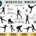 Ice Skating Bundle, Figure Skating Svg Bundle, Svg Eps Png AI, Ice ...
