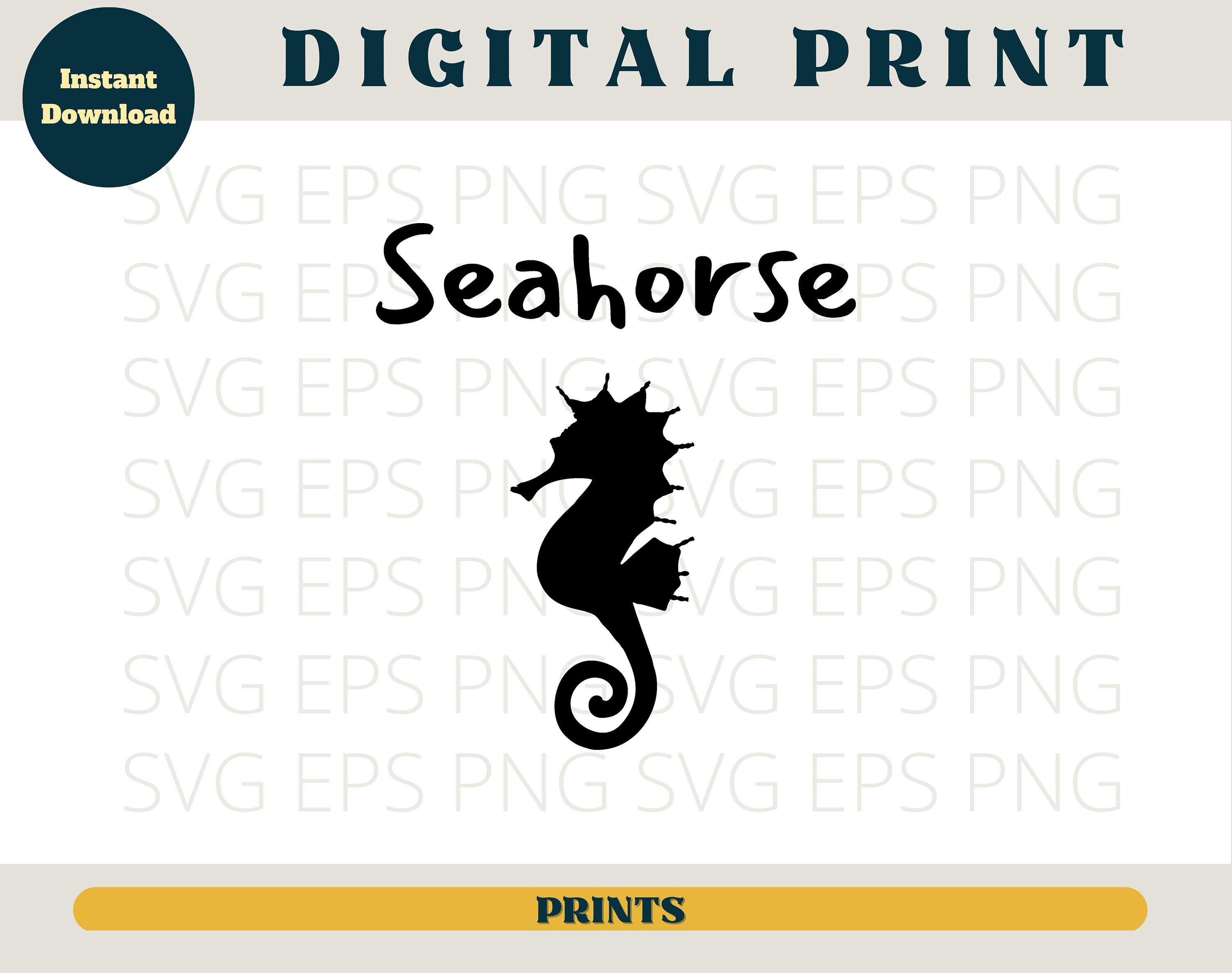 Seahorse Svg, Seahorse Clipart, Seahorse Png, Seahorse Svg Bundle ...