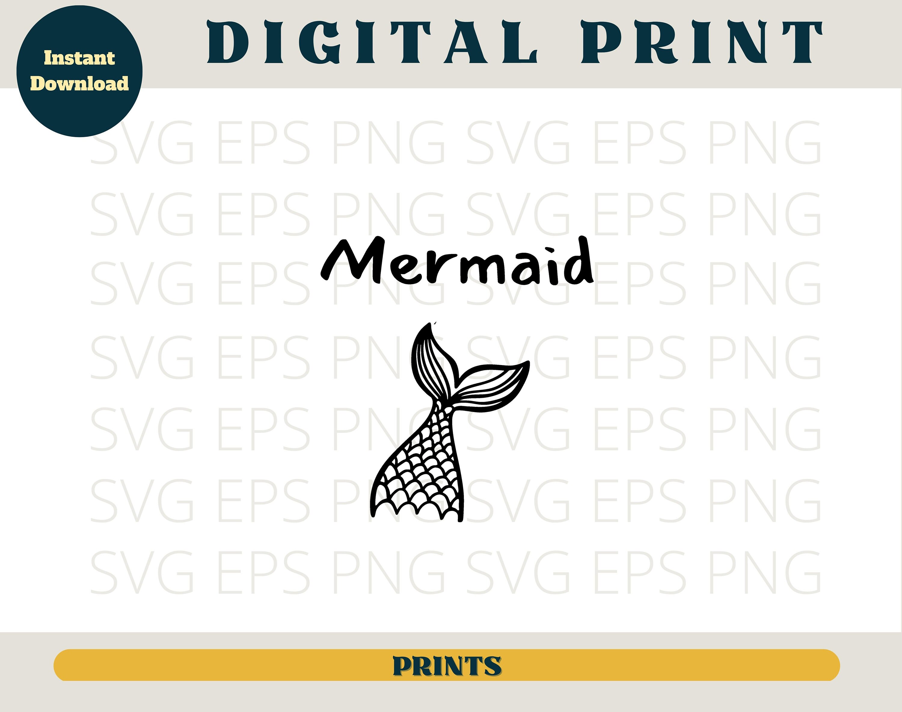 Mermaid Bundle, Mermaid Svg, Mermaid Clipart, Mermaid Cricut, Mermaid ...