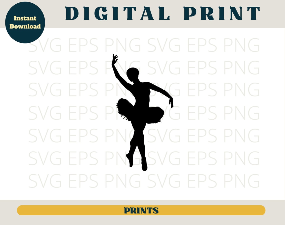 Ballet Dance Bundle | Ballerina Print | Svg Eps Png AI | Ballet ...