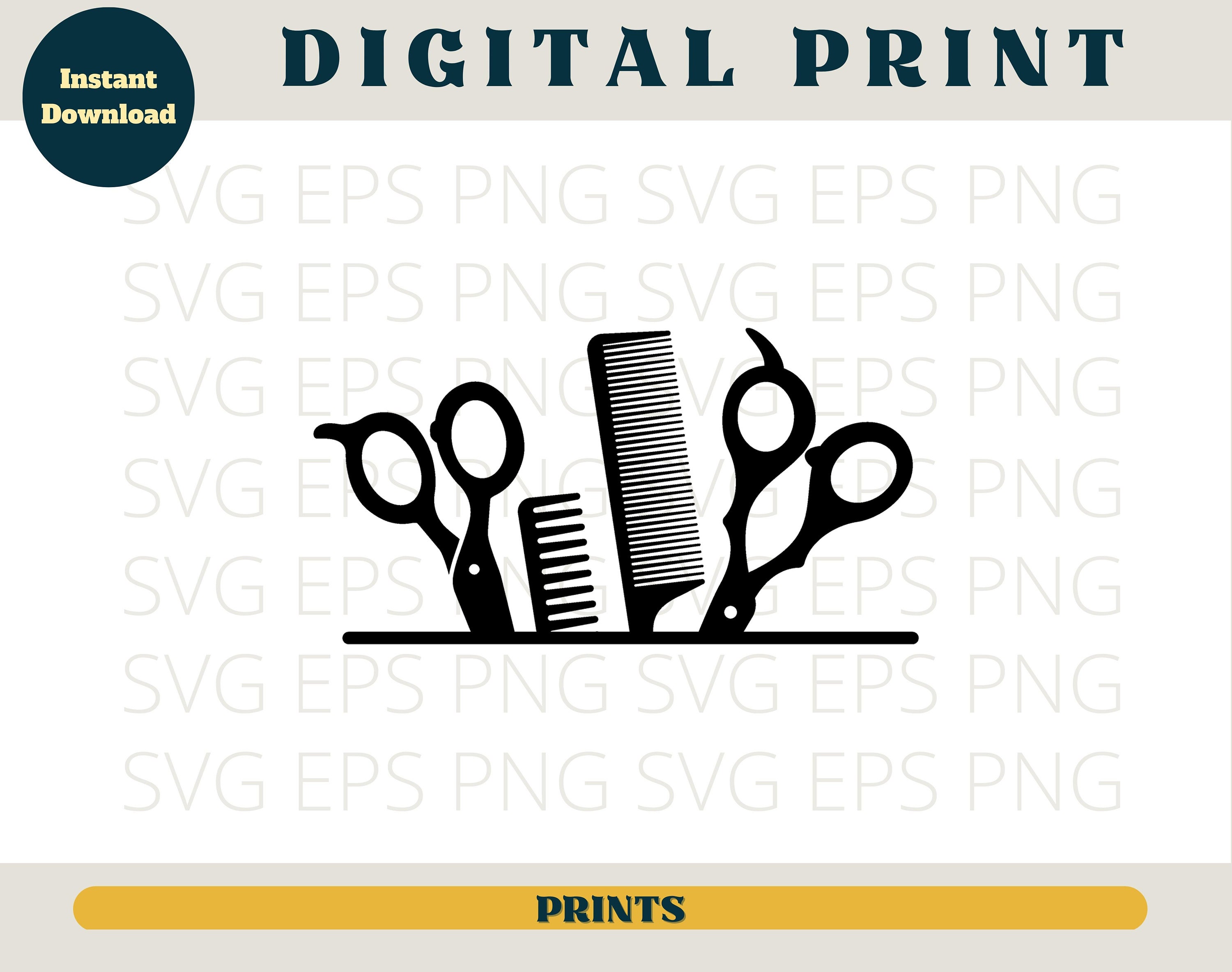 Hairstyle Svg, Hairdresser Svg, Hair Salon Svg, Hairstyle Clipart ...