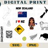 NZ Kiwi SVG Bundle, Kiwi Outline Svg, Kiwi Silhouette Png, Aotearoa, Nz ...
