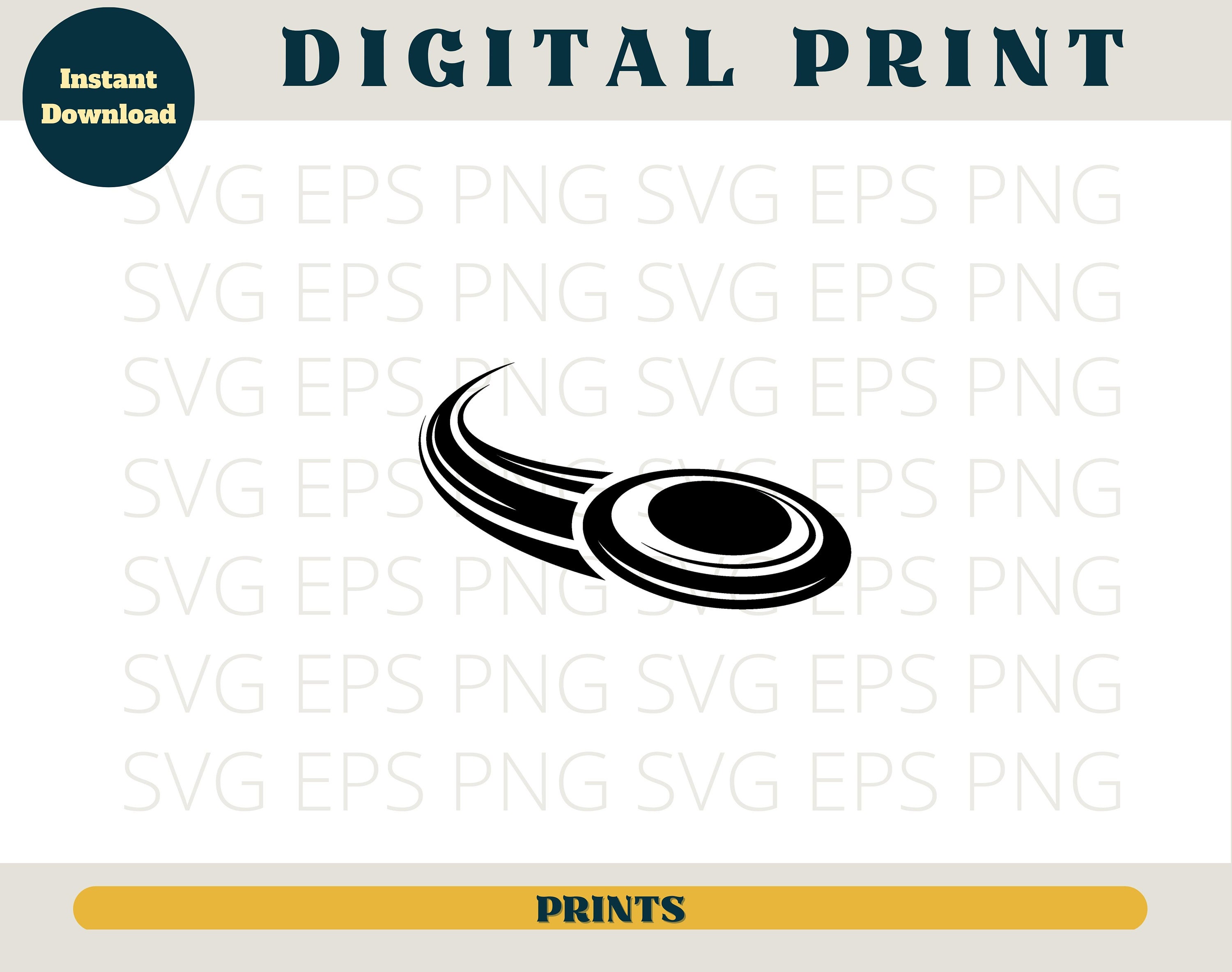 Frisbee Svg, Flying Disc Svg, Frisbee Clipart, Frisbee Cricut, Frisbee ...