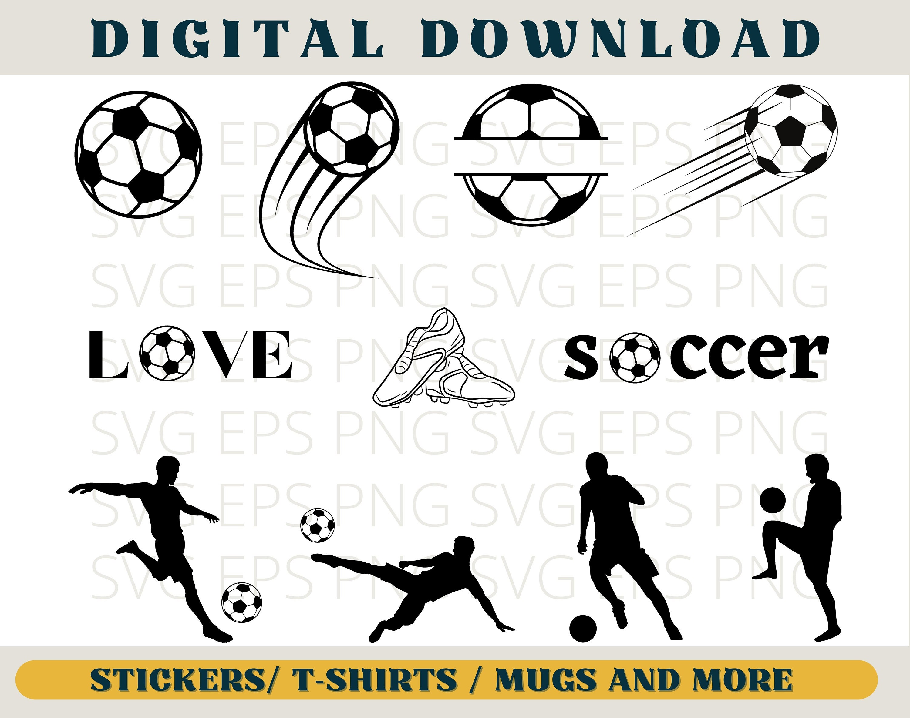 Soccer Bundle, Soccer Svg Bundle, Svg Png, Soccer Clipart, Soccer Ball ...