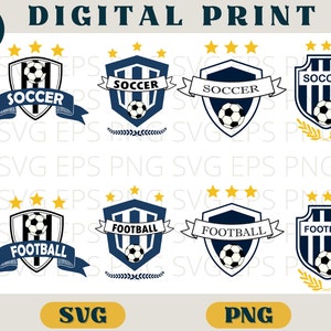 Soccer Bundle, Soccer Svg Bundle, Svg Png, Soccer Clipart, Soccer ...
