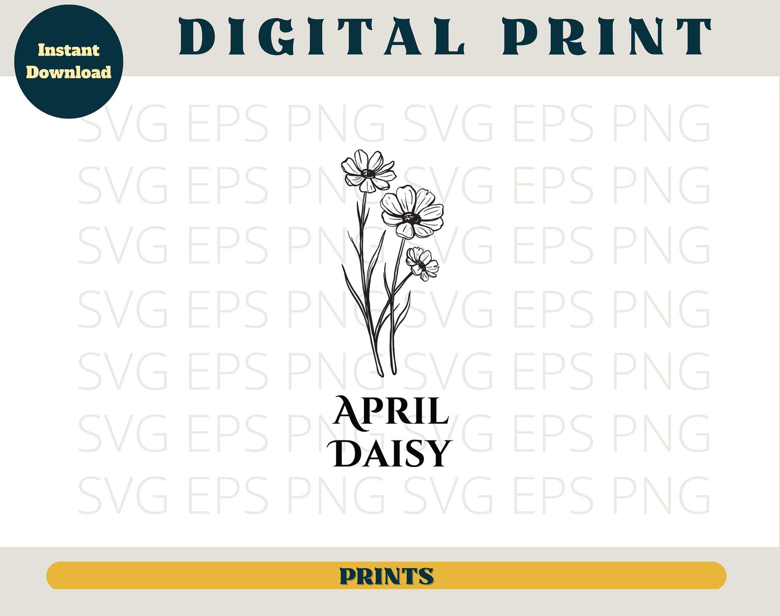 Birth Month Flowers Bundle, Flower Bouquet Print, Svg Eps Png AI, Birth ...