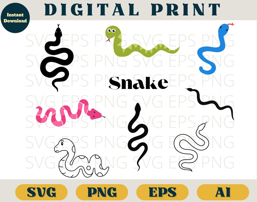 Snake Bundle, Snake Svg, Snake Clipart, Snake Cricut, Snake Png, Snake ...