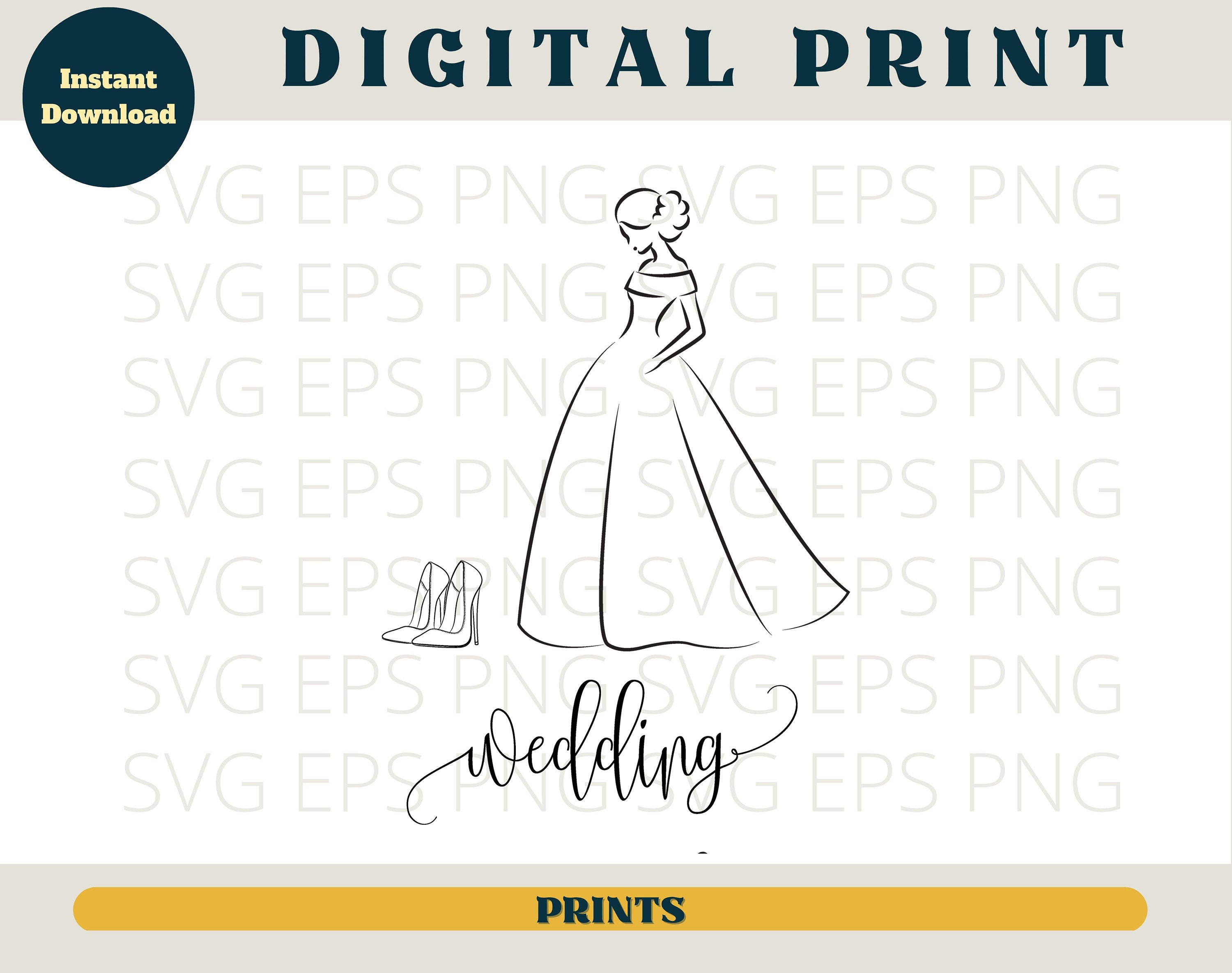 Wedding Svg Bundle, Wedding Invitation Svg Bundle, Svg Png, Wedding ...