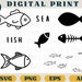 Fish Bundle, Fish Svg, Fish Clipart, Fish Png, Fishing Svg, Cute Fish ...
