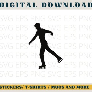 Ice Skating Bundle, Figure Skating Svg Bundle, Svg Eps Png AI, Ice ...