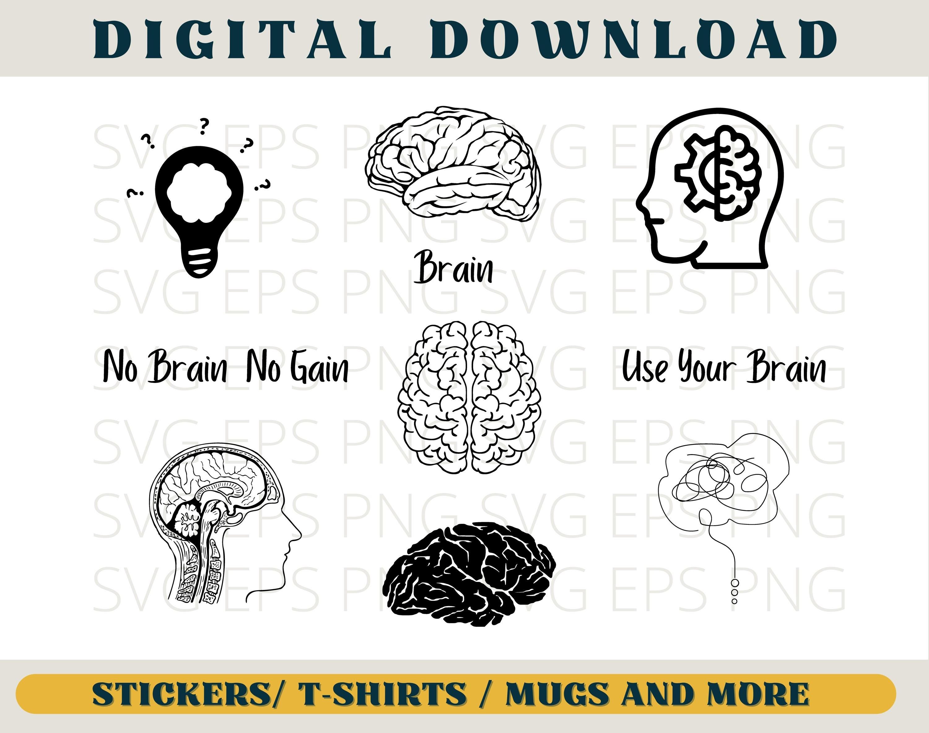 Brain Bundle, Brain Svg, Brain Png, Brain Vector, Brain Clipart, Brain ...