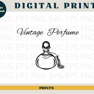 Perfume Svg, Perfume Bottle Svg, Perfume Clipart, Perfume Png ...