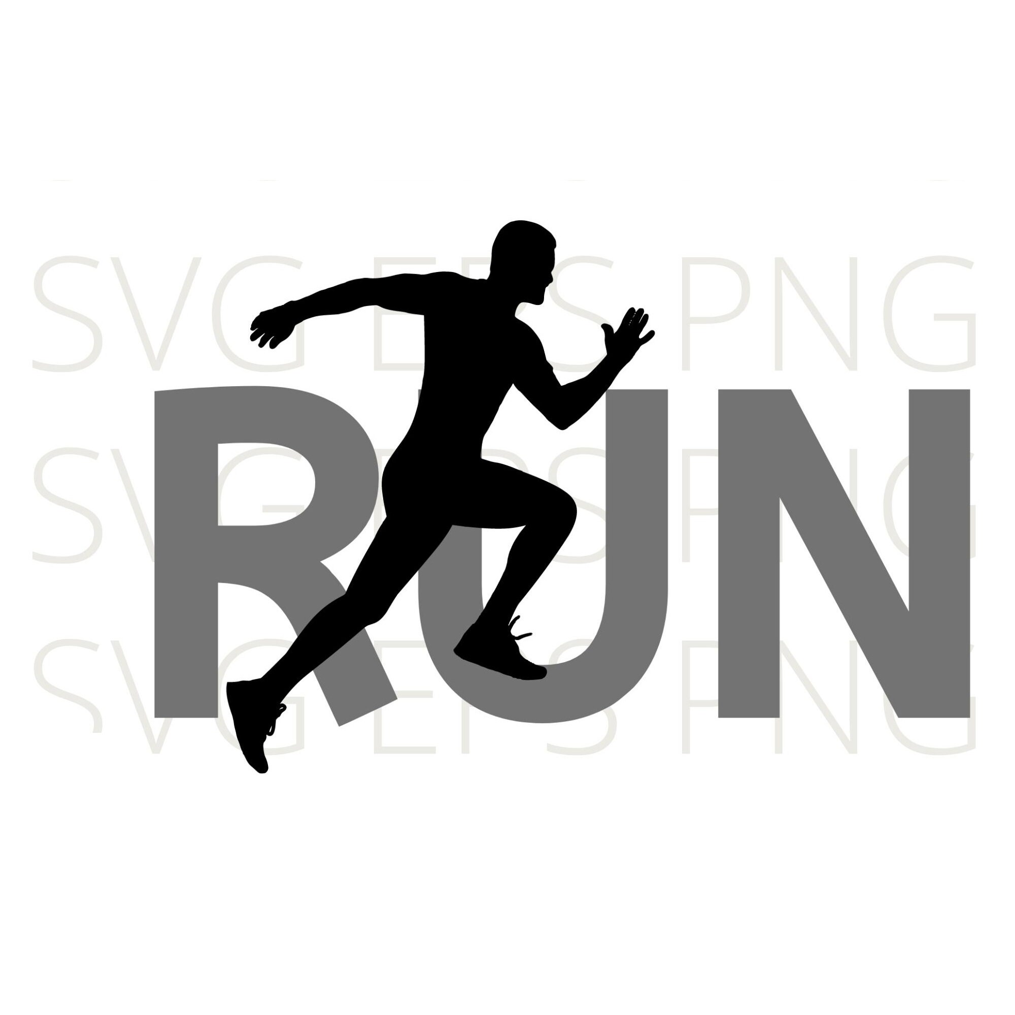 Runner Svg, Run Svg, Marathon Svg, Runner Clipart, Run Clipart ...