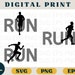 Runner Svg, Run Svg, Marathon Svg, Runner Clipart, Run Clipart ...