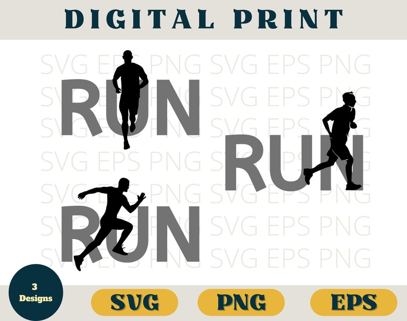 Runner Svg, Run Svg, Marathon Svg, Runner Clipart, Run Clipart ...