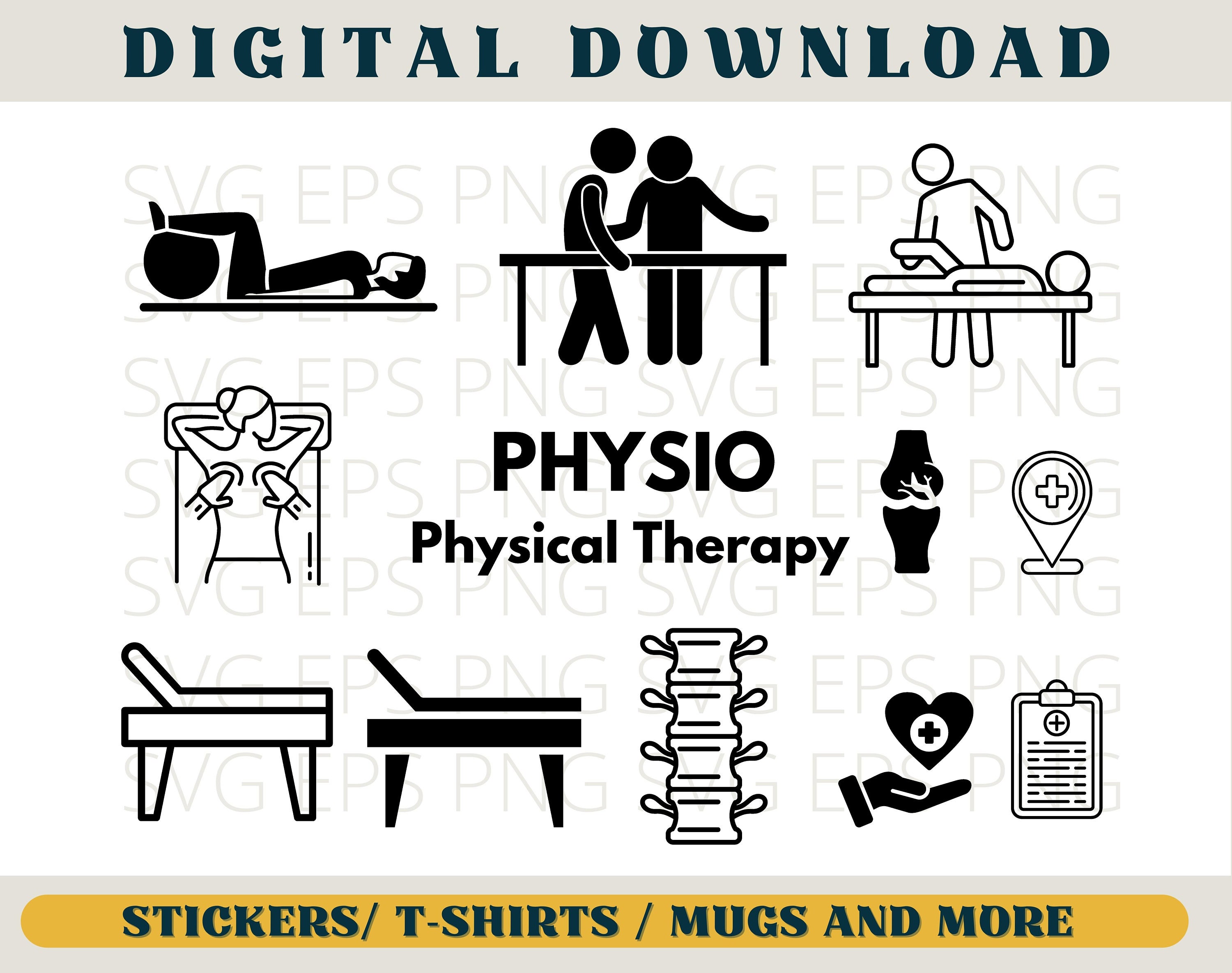 Physio Svg, Physio Clipart, Physio Cricut, Physio Cut File, Physio Therapy, Physio Vector ...