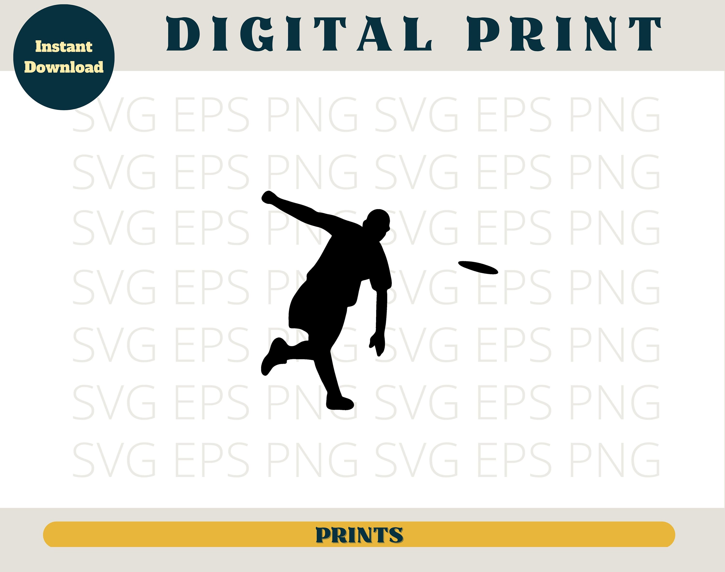 Frisbee Svg, Flying Disc Svg, Frisbee Clipart, Frisbee Cricut, Frisbee ...