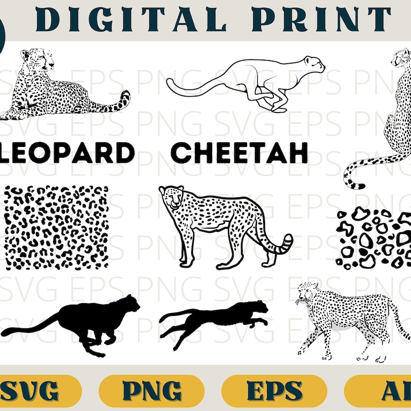 Cheetah Print - Etsy