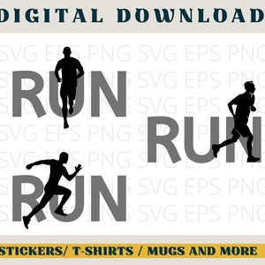 Runner Svg, Run Svg, Marathon Svg, Runner Clipart, Run Clipart ...