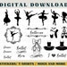 Ballet Dance Bundle | Ballerina Print | Svg Eps Png AI | Ballet ...