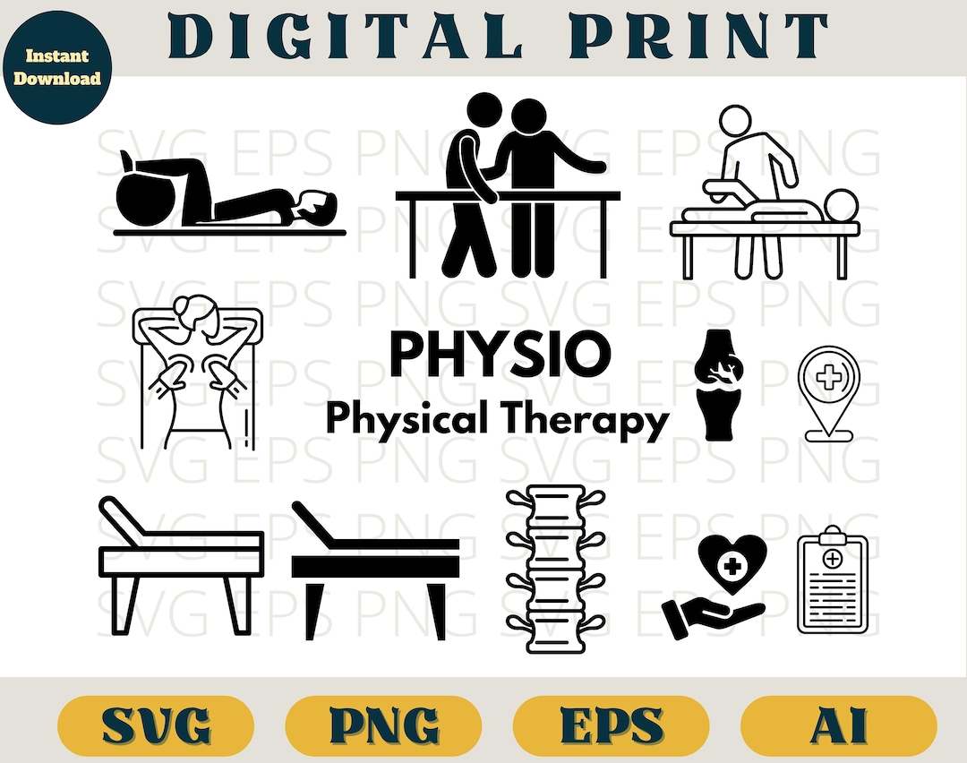 Physio Svg, Physio Clipart, Physio Cricut, Physio Cut File, Physio ...