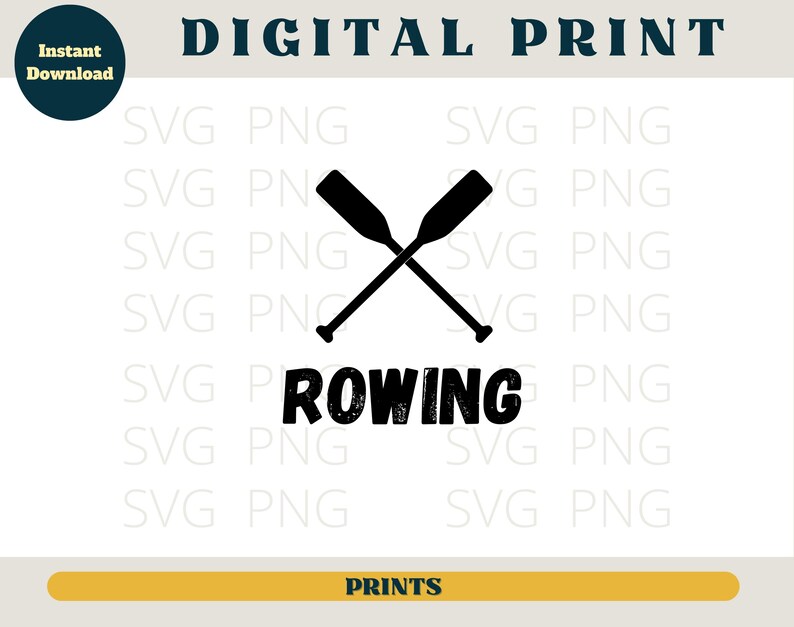 Rowing Svg, Rowing Sillhouette, Svg Png, Rowing Cut File, Rowing Bundle ...
