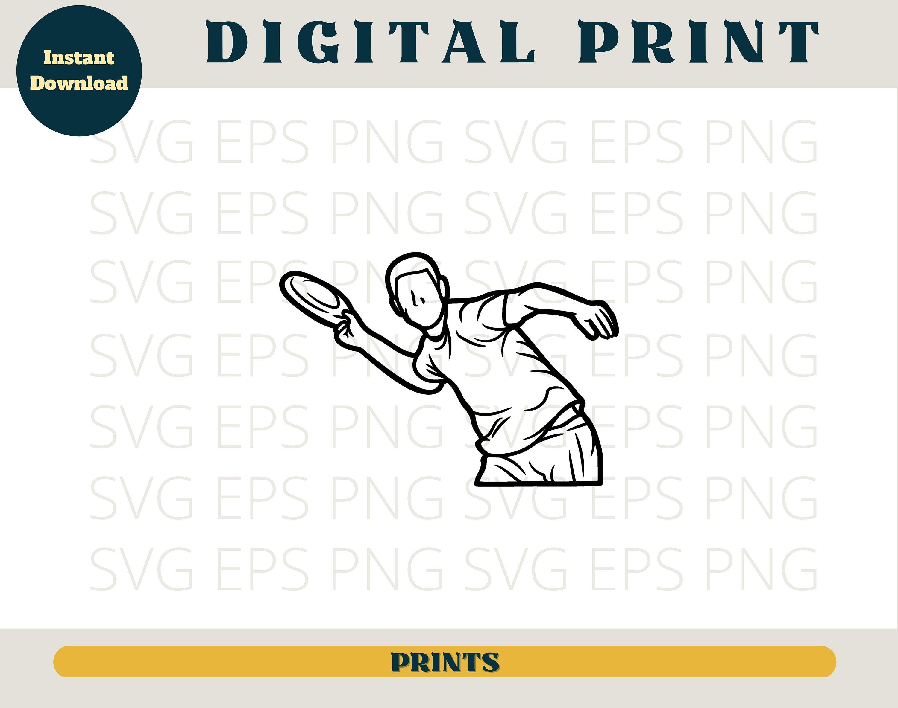 Frisbee Svg, Flying Disc Svg, Frisbee Clipart, Frisbee Cricut, Frisbee ...