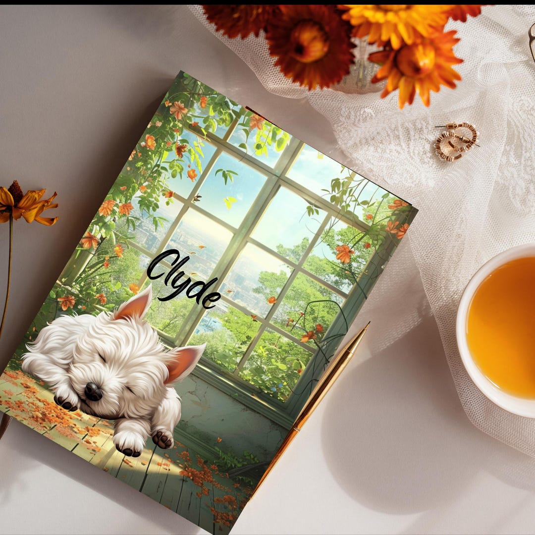 West Highland Terrier Personalized Dog Name Hardcover Writing Journal ...