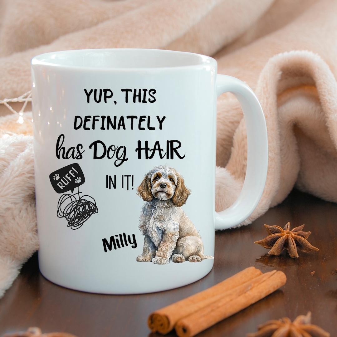 Cockapoo Dog Personalized Mug, Custom Name Cockapoo Mug, Dog Lover Mom ...