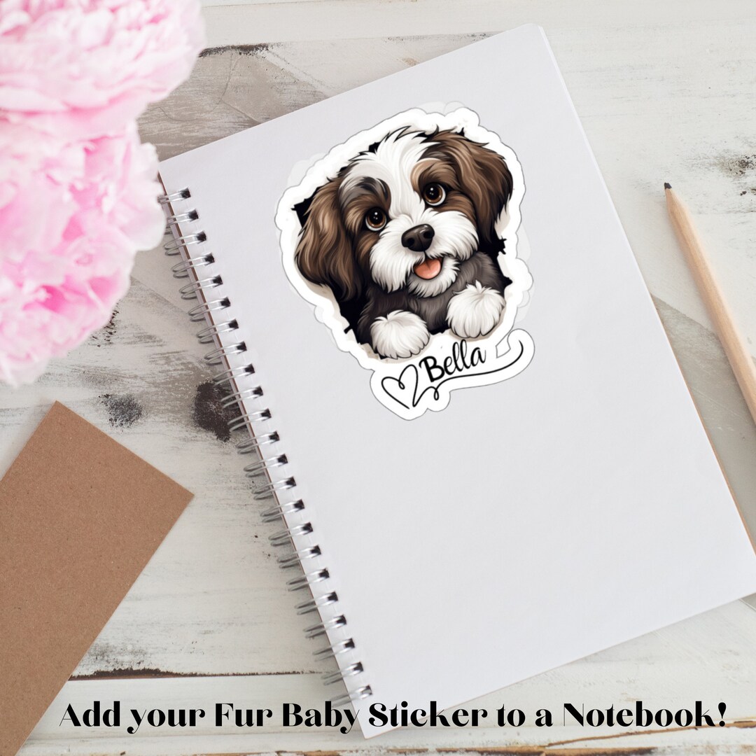 Havanese Personalized Dog Stickers, Vinyl Decal Waterproof Sticker ...