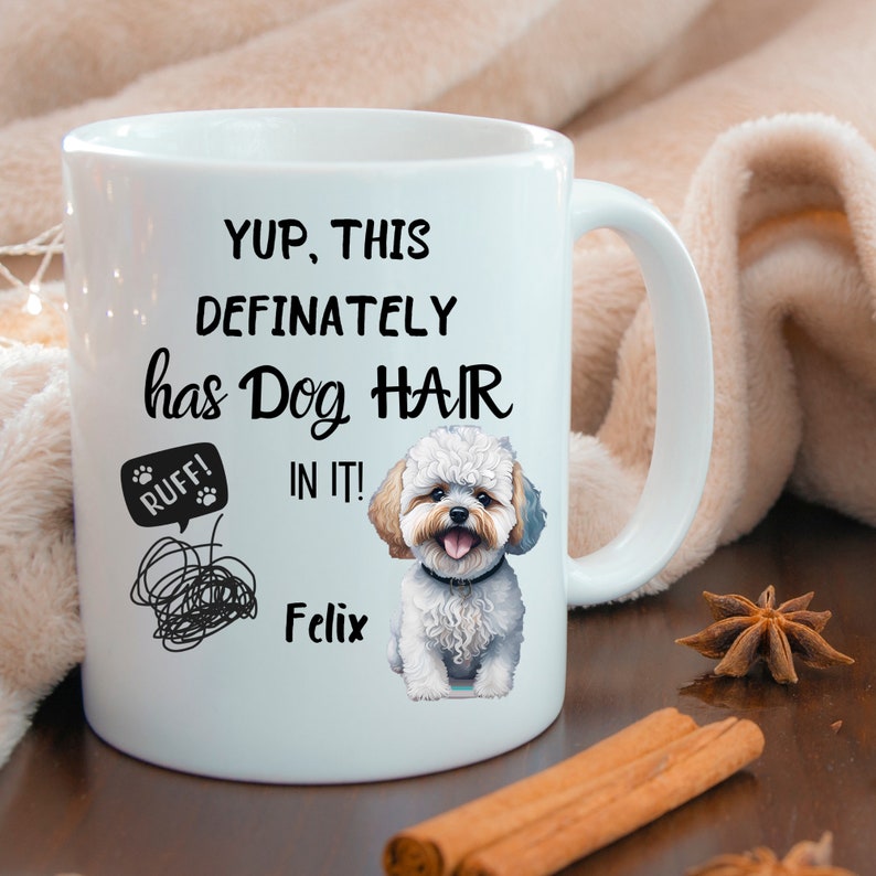 Bichon Mug, Funny Personalized Bichon Frise Dog Mug, Bichon Gifts for ...