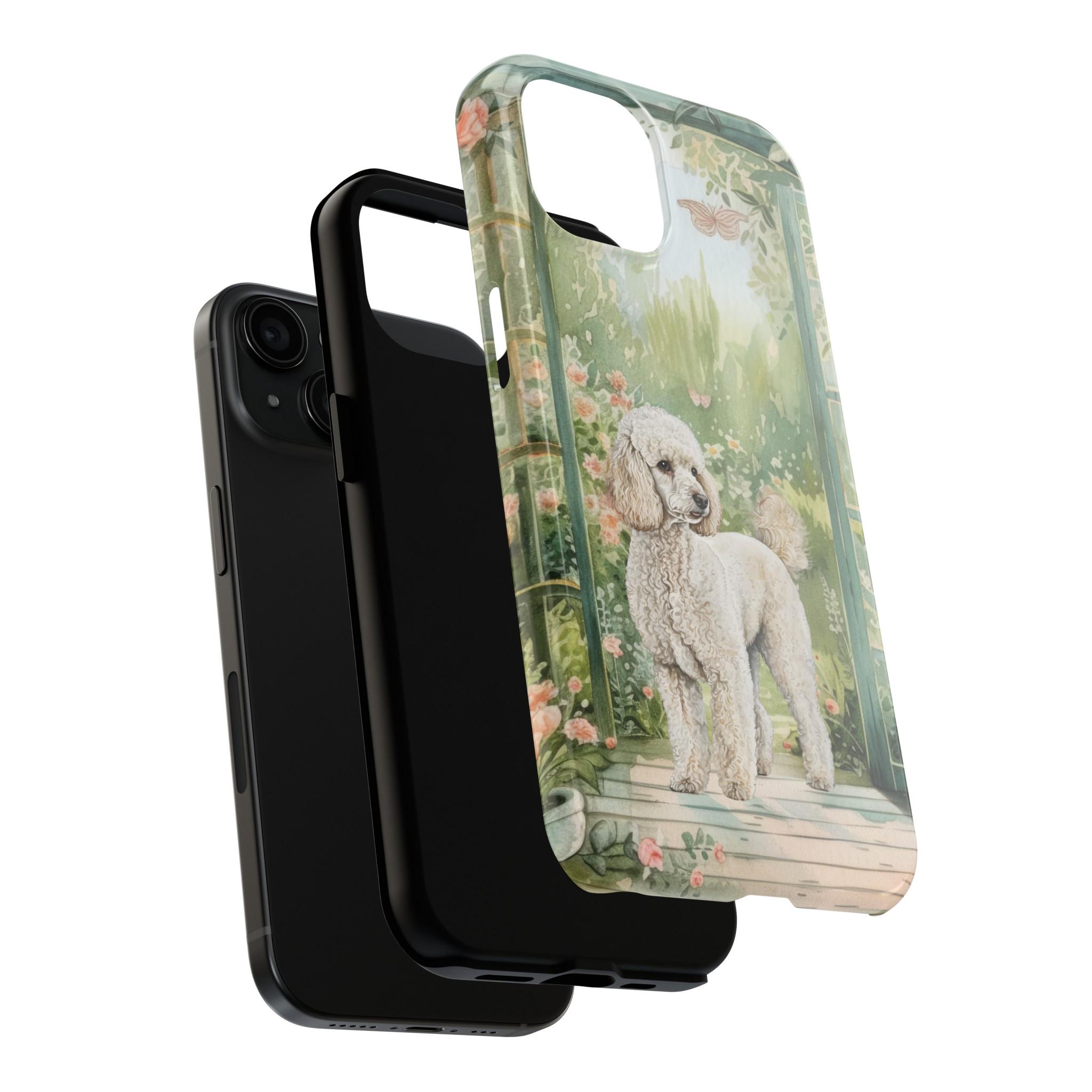 Poodle Phone Case, Poodle Dog Mom Phone Cover, iPhone 15 Dog Cover ...